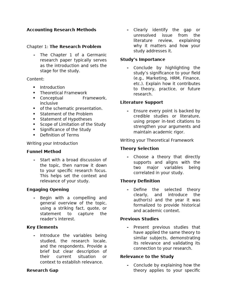 Accounting Research Methods-Midterm | PDF | Sampling (Statistics ...