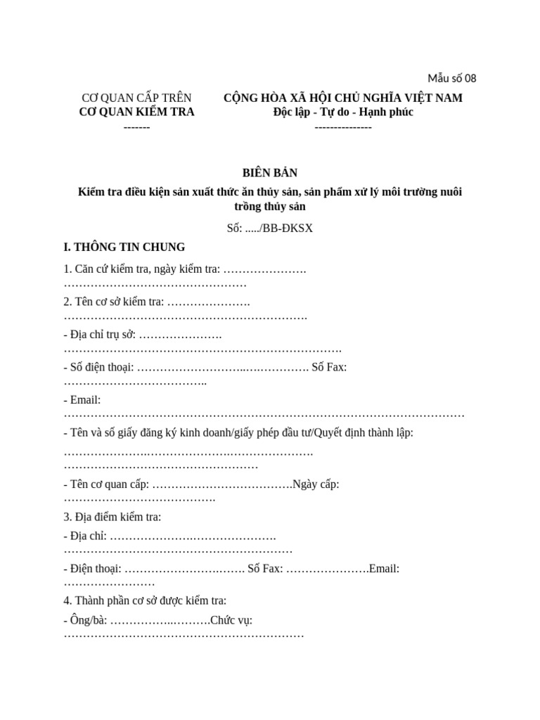 Mau So 08-37-2024-ND-CP | PDF