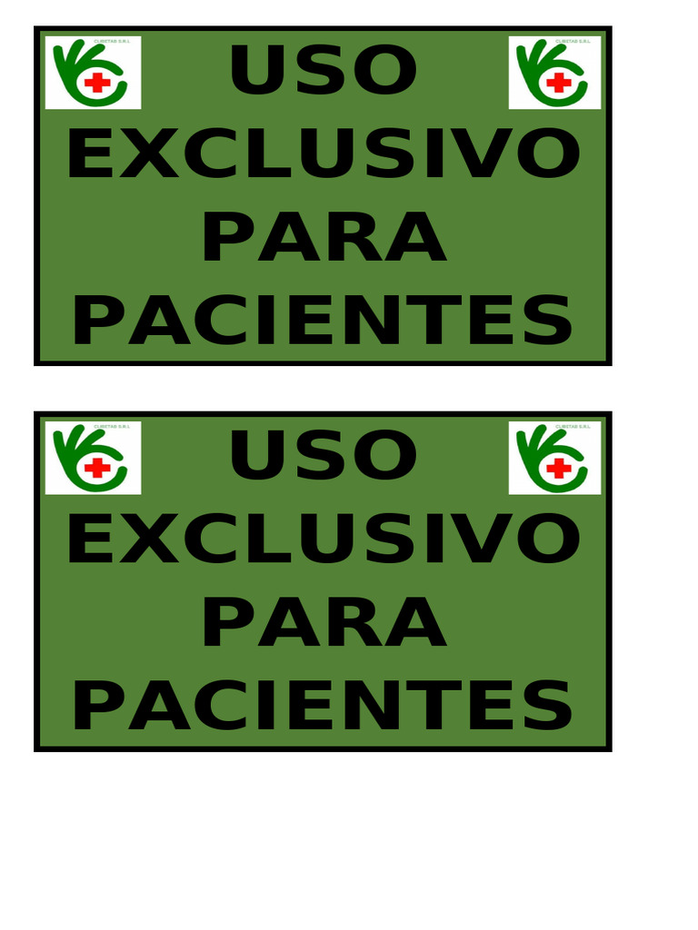 Uso Exclusivo para Pacientes | PDF