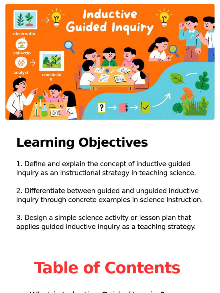 Inductive Guided Inquiry in Science Teaching | PDF | Inquiry ...