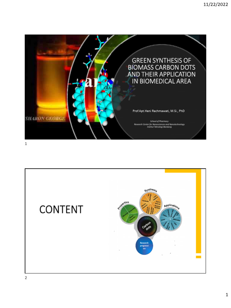Carbon-Dots | PDF | Pyrolysis | Redox