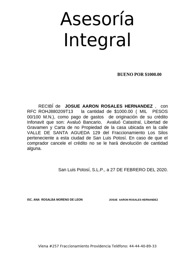 Recibo Particular | PDF | Propiedad | Caso de ley