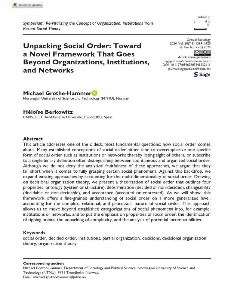 Group 13 Article 1 For Research Paper | PDF | Sociology | Concept