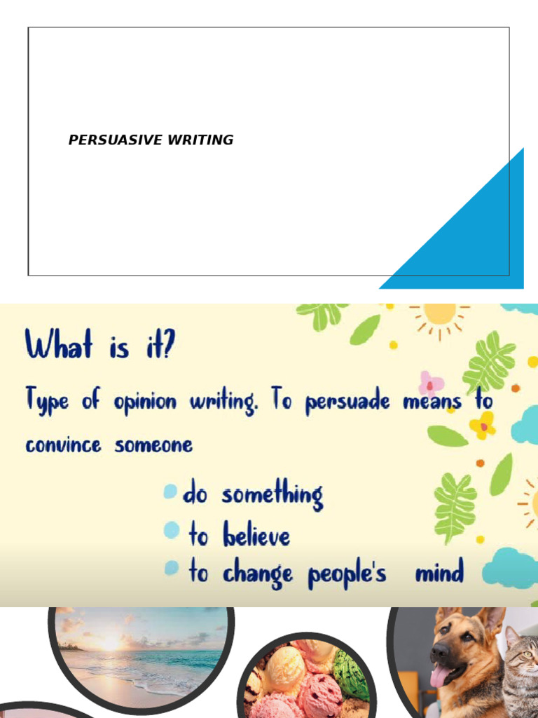 Persuasive Writing | PDF