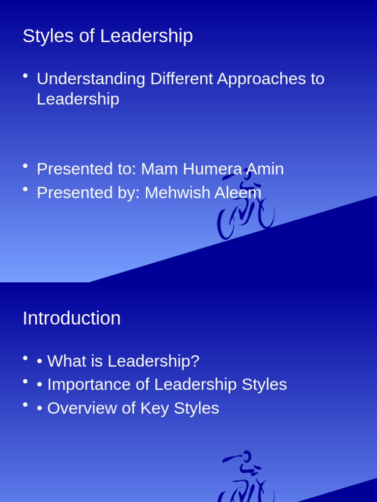 Leadership Styles Explained: Key Approaches | PDF