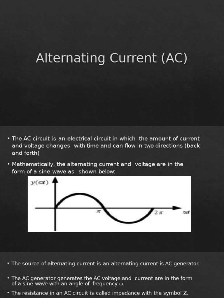Alternating Current (AC) | PDF | Alternating Current | Voltage