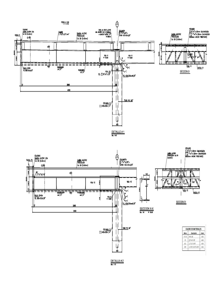 PlanoTradicional Columna Rectangular-Canopy | PDF