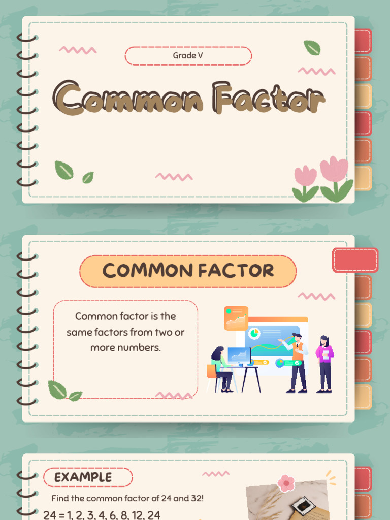 Common Factor | PDF