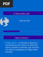 Las 4 Libertades Del Sofware Libre | PDF | Software libre | Software ...