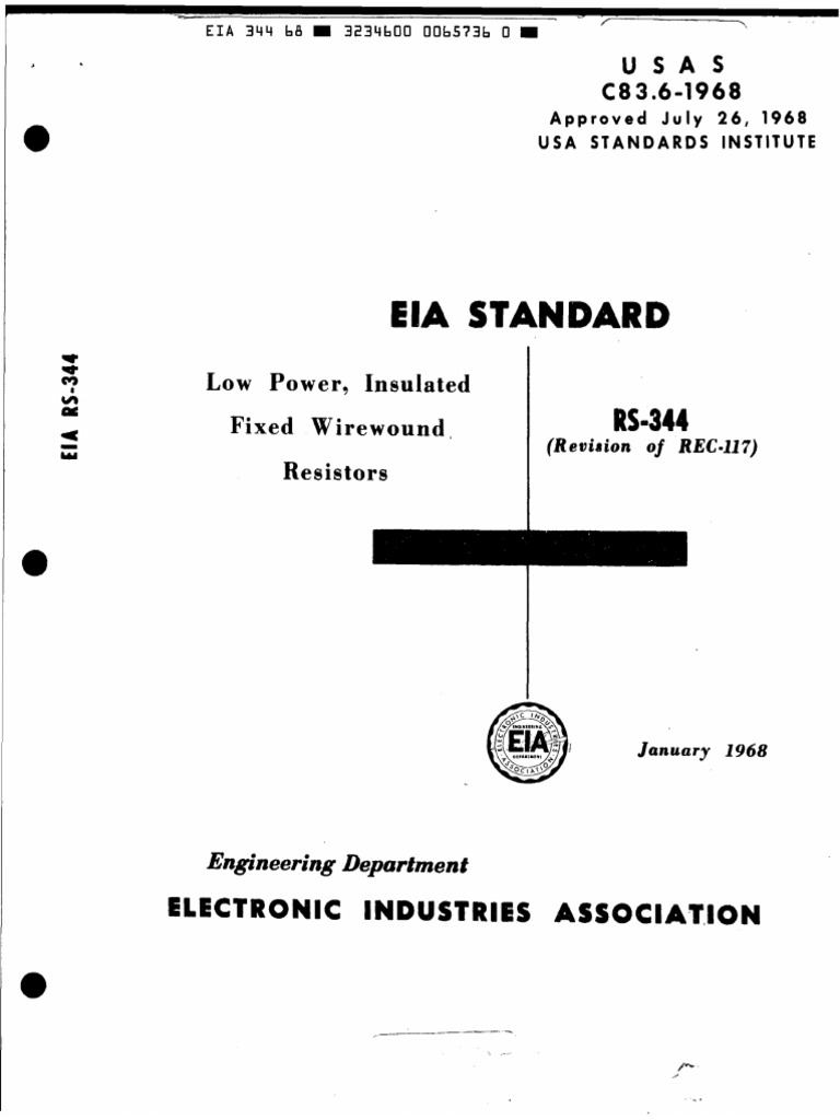 Eia RS 344 | PDF