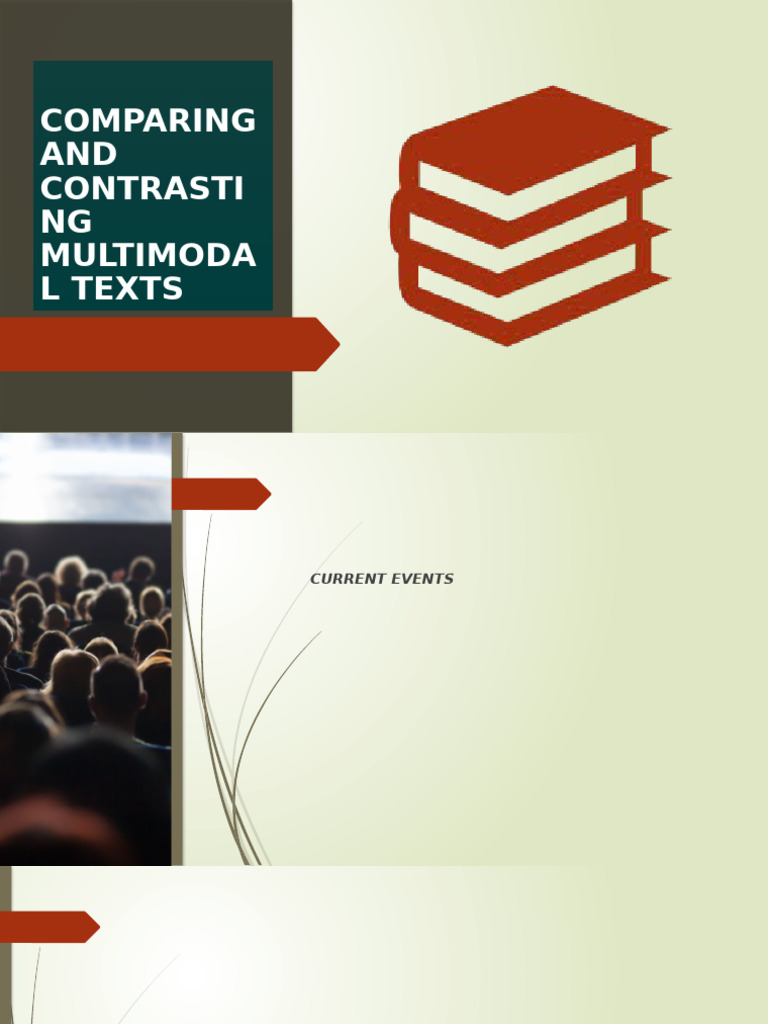 Contrasting Multimodal Text | PDF | Argument | Evidence