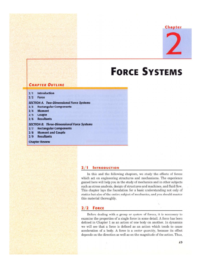 Force Systems Ed 5 | PDF