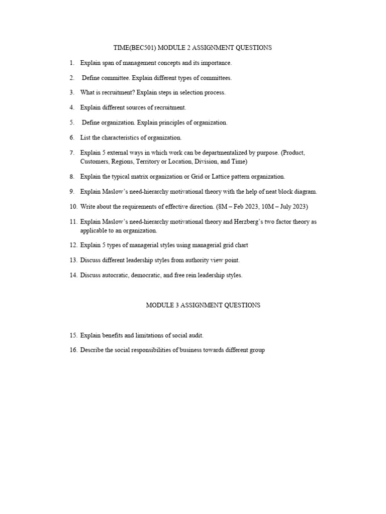 Module 2 Assignment | PDF
