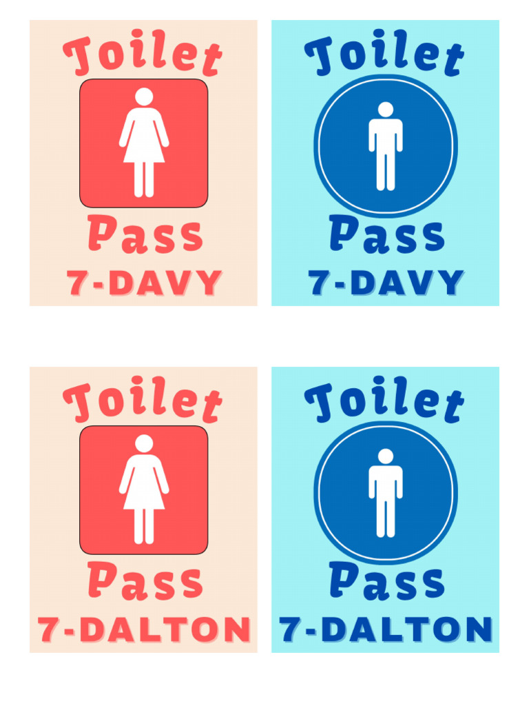 Toilet Pass | PDF