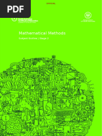 QCAA Mathematical Methods Syllabus 2025 | PDF | Mathematics | Quadratic ...