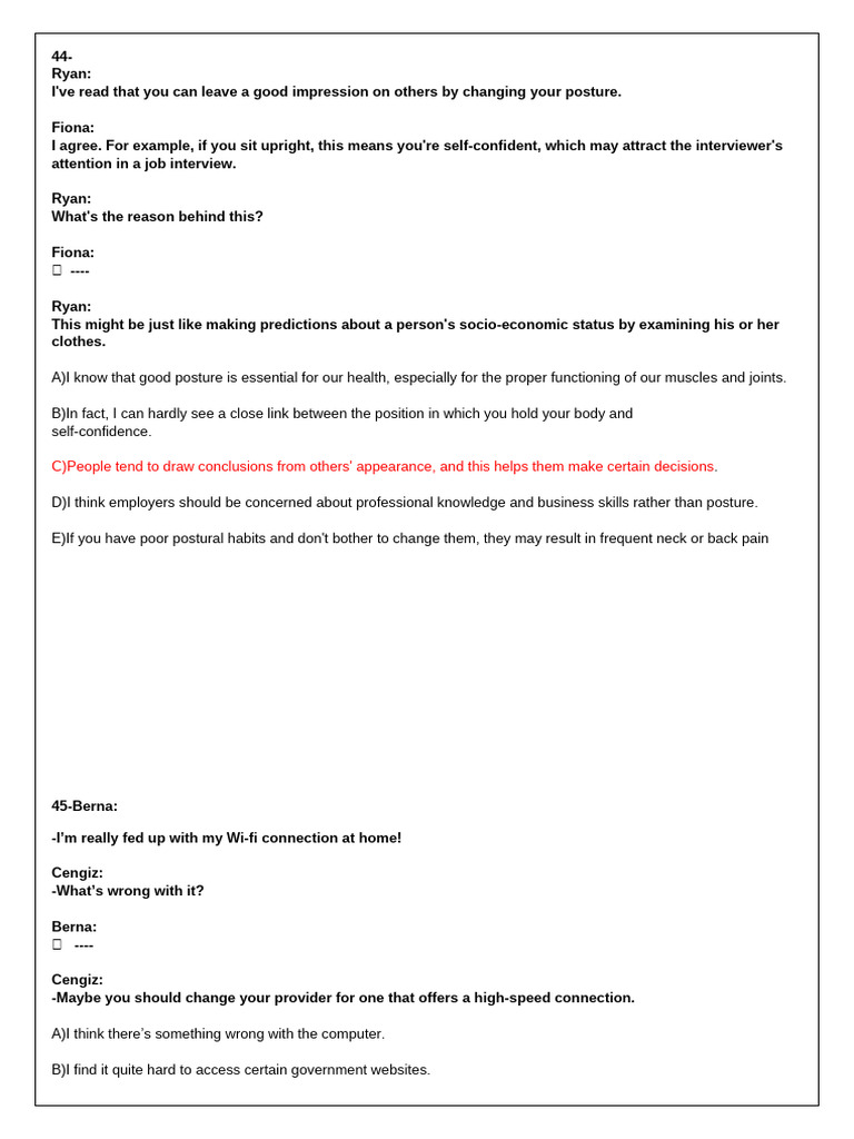 142-Dialogue and Paraphrasising 3 | PDF | Genetic Engineering ...