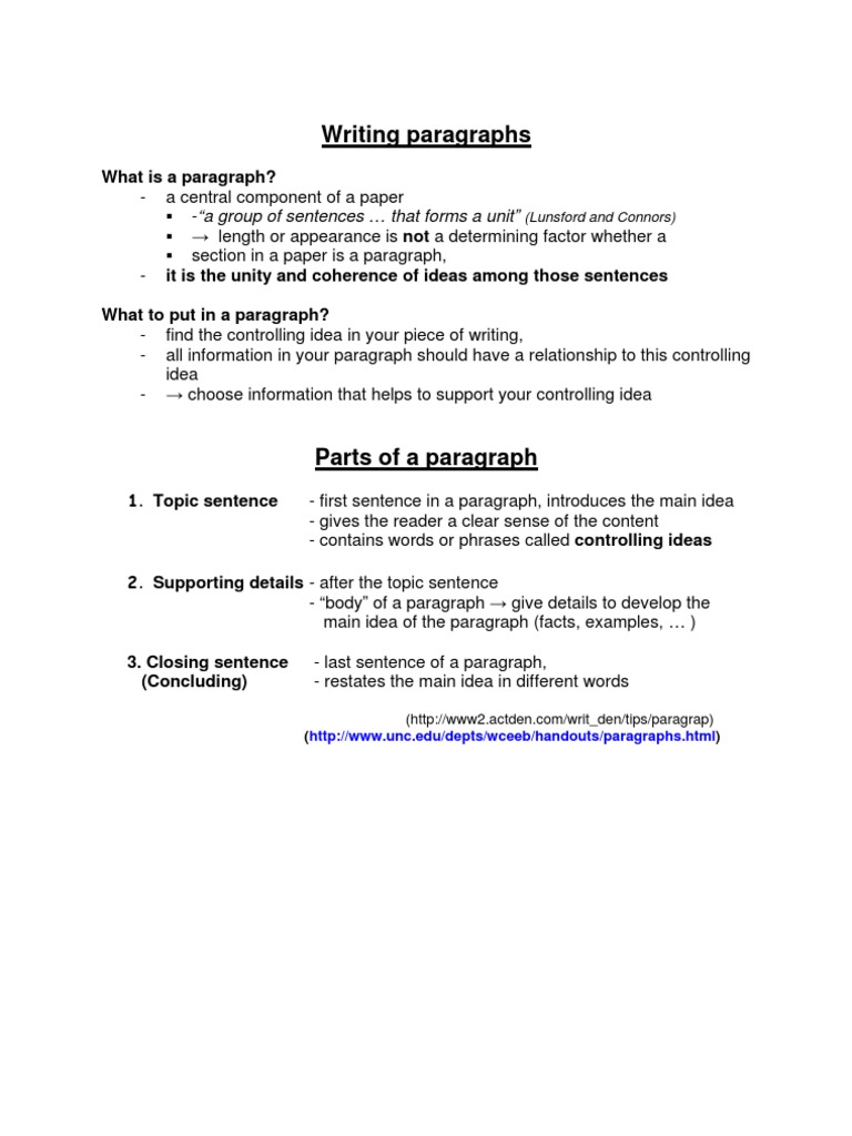 5-1-4 Tipps Paragraph Writing | PDF | Ellipsis | Paragraph