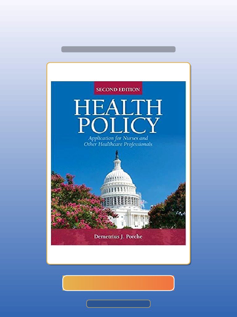 Health Policy Application for Nurses and Other Health Care ...