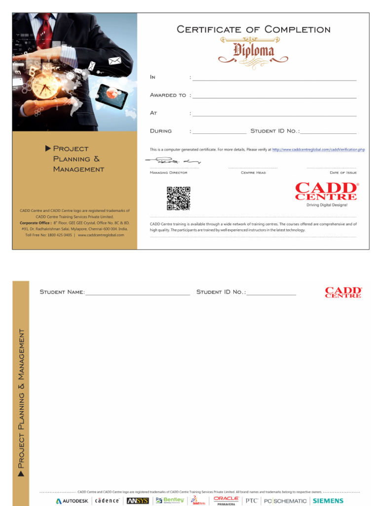 Diploma in Project Management Using Primavera 1695395249 | PDF ...