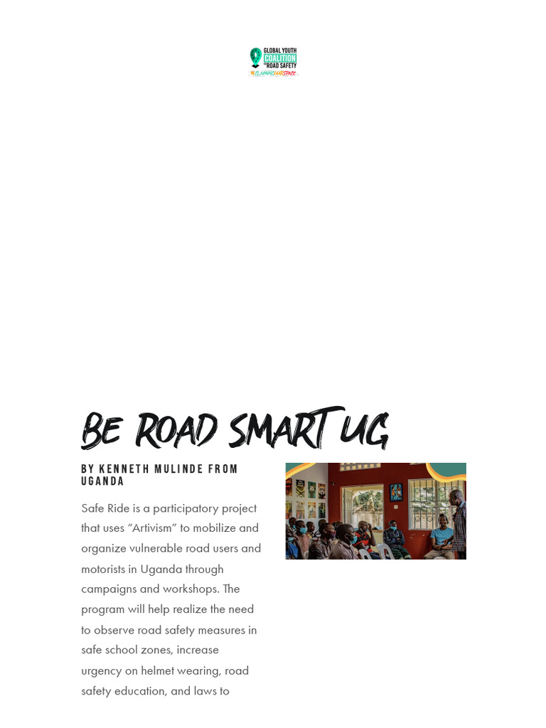 Safe Ride - Be Road Smart - Global Youth Coalition For Road Safety ...