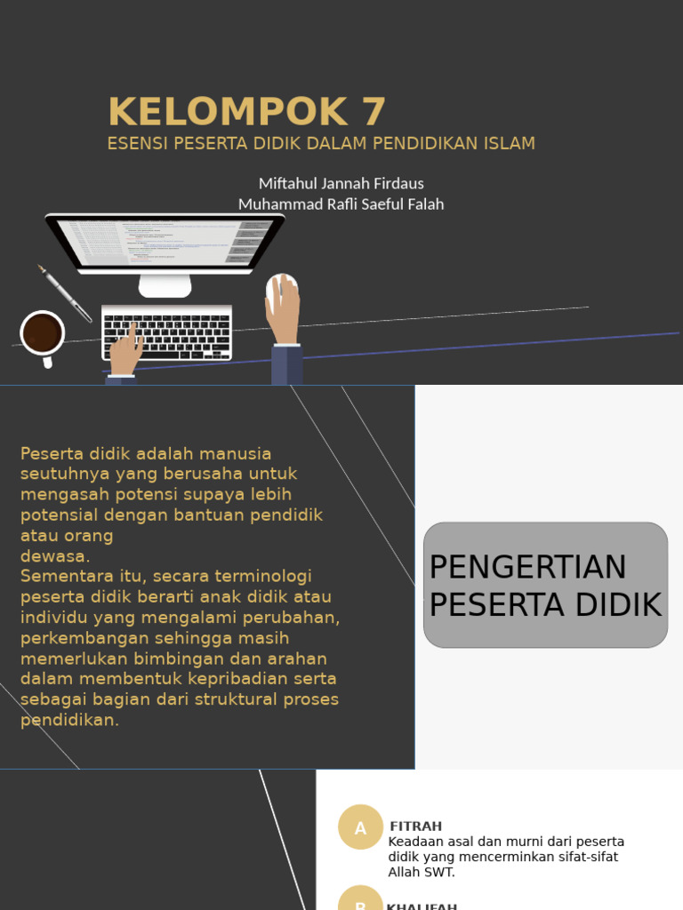 Esensi Peserta Didik Dalam Pendidikan Islam | PDF