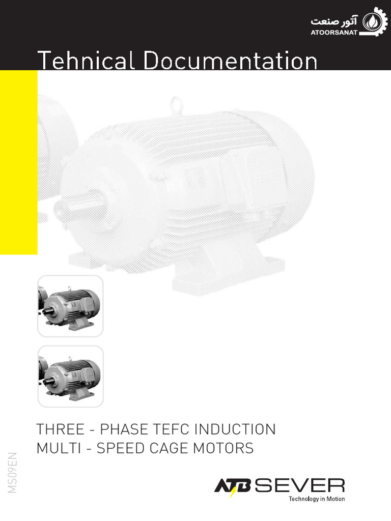 ATB SEVER TEFC Electric Motor Catalog TM Series | PDF | Electric Motor ...