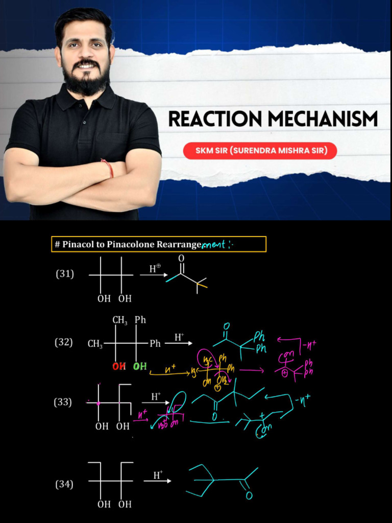 Reaction Mechanism - L-08 (Class Notes) - Electrophilic Addition ...