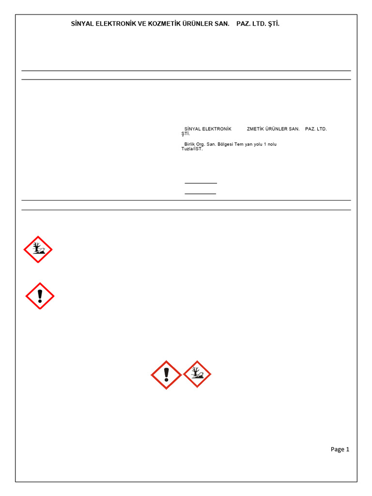 Msds Un 3082 Aroma Oil (Eu) | PDF | Dangerous Goods | Toxicity