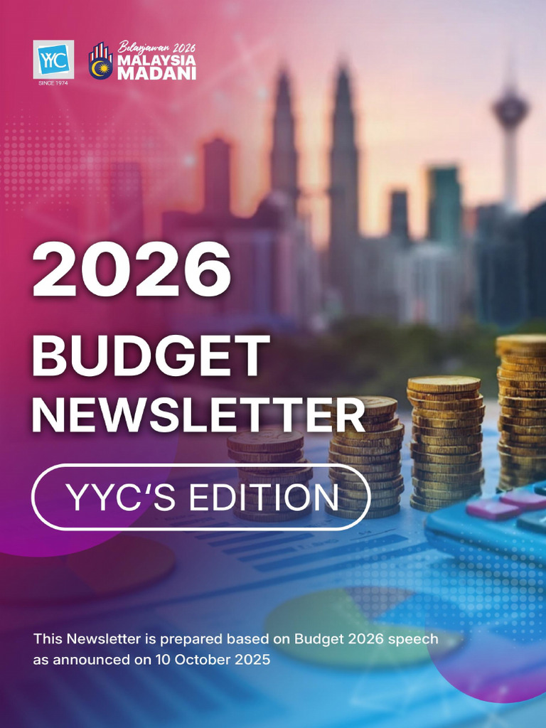YYC's Budget Newsletter 2026 ENGLISH | PDF | Cost Of Living | Taxes