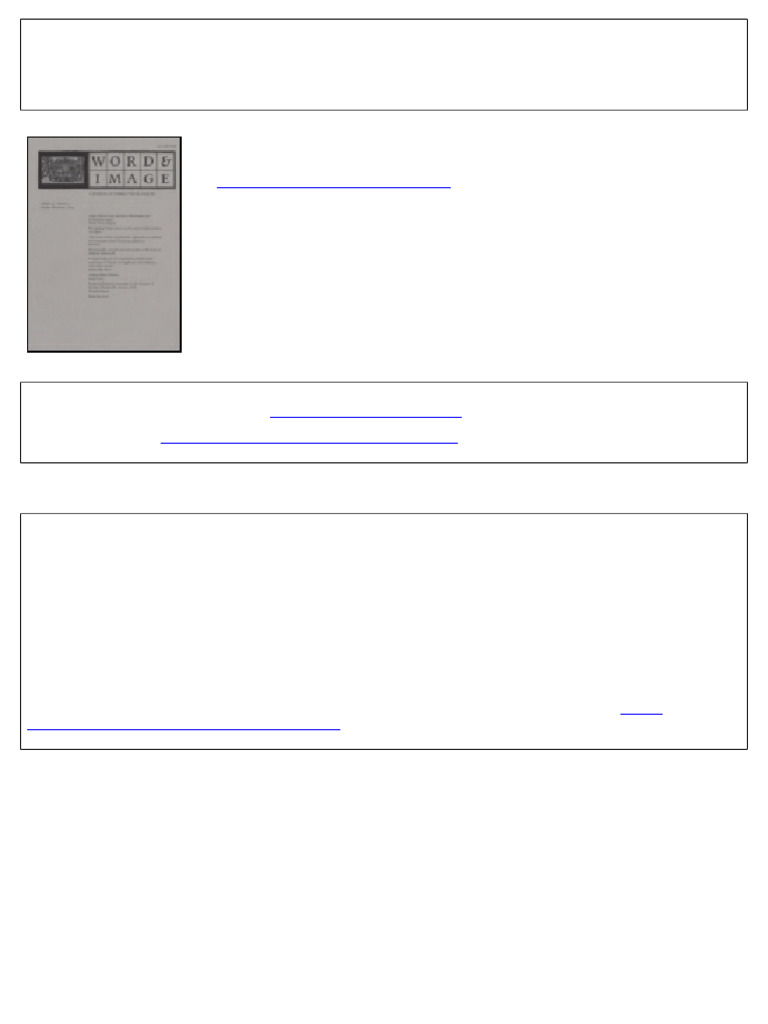 Ekphrasis and Visual Art Insights | PDF
