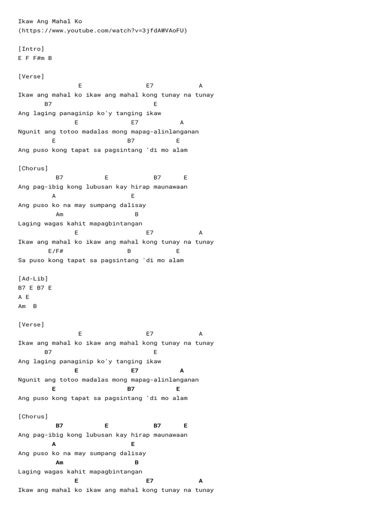 Ikaw Ang Mahal Ko | PDF