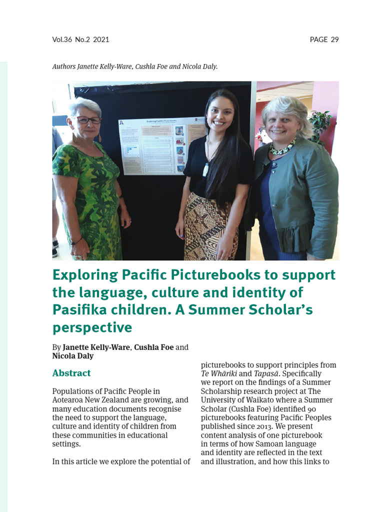 Kelly-Ware Et Al 2021 Exploring Pacific Picturebooks | PDF | Samoa