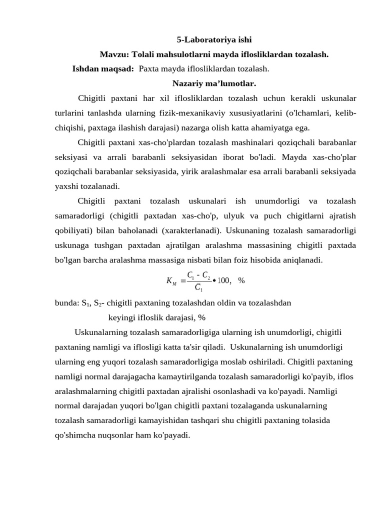 5-Lab TTDI | PDF