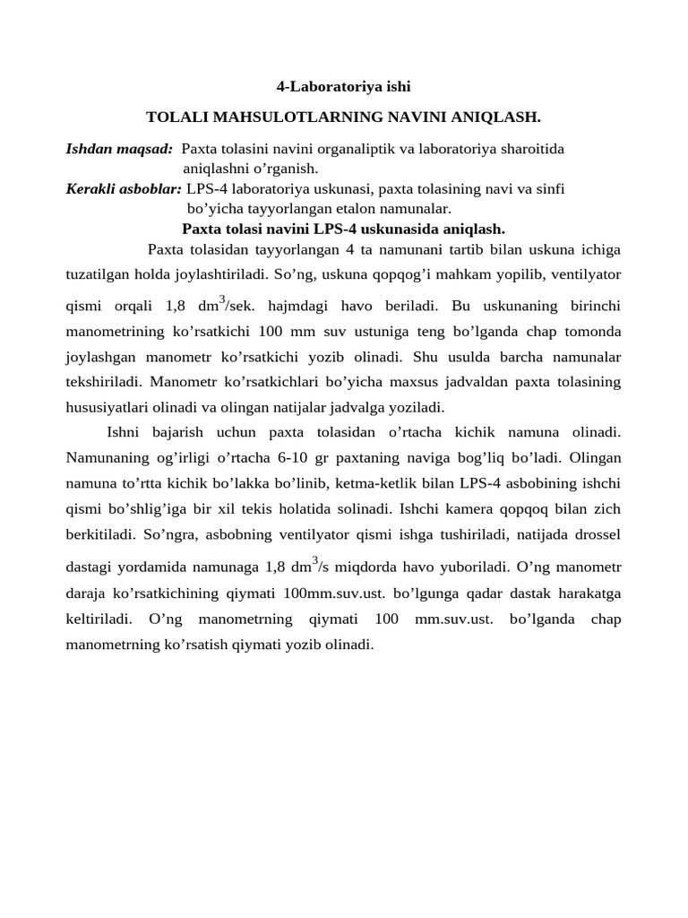 4-Lab TTDI | PDF