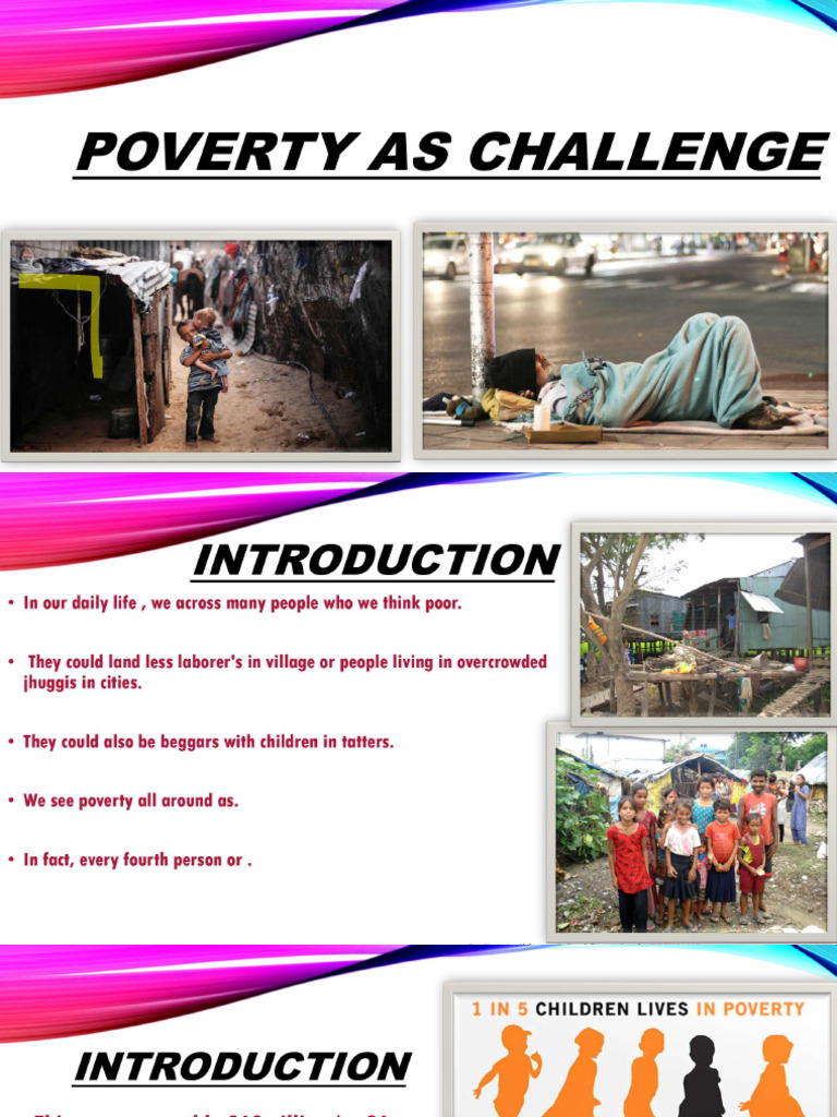 Class - 9b, Poverty As Challange - PPT | PDF