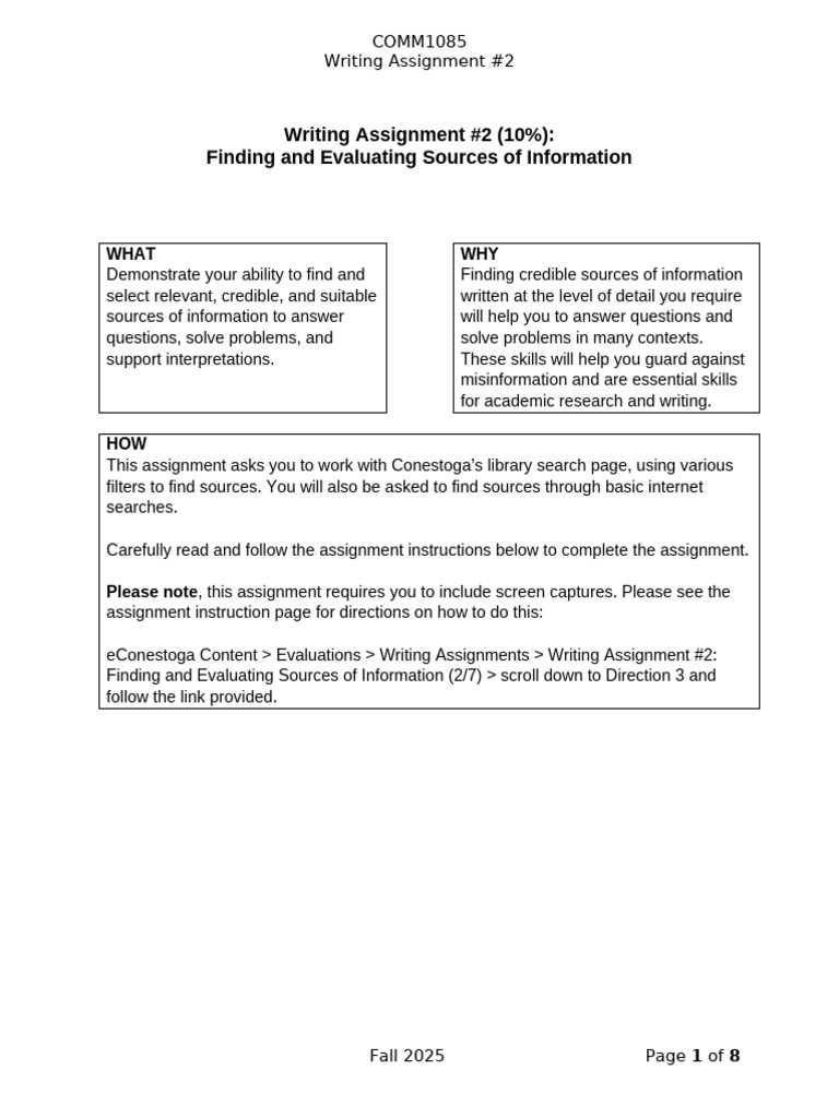 Writing Assignment 2 Template | PDF | Information | Learning