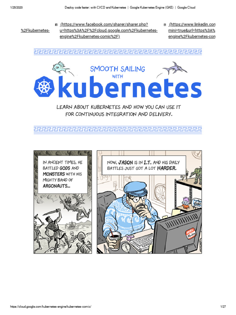 Kubernetes Introduction Comic 1647972284 | PDF | Free Software Projects ...