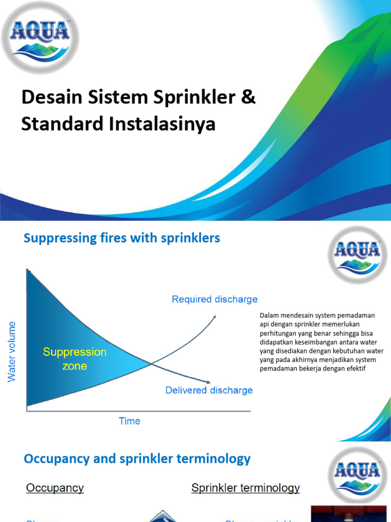 Teknows 06 - Desain Sistem Sprinkler & Standard Instalasi | PDF