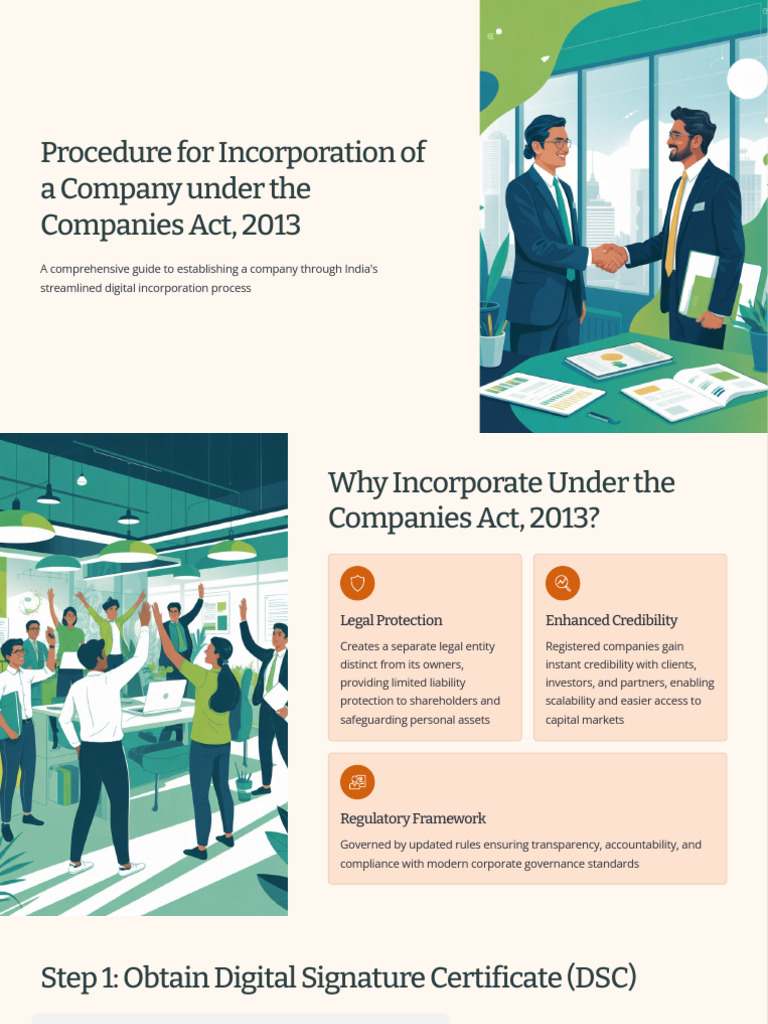 Company Incorporation Guide India 2013 | PDF | Articles Of Association ...