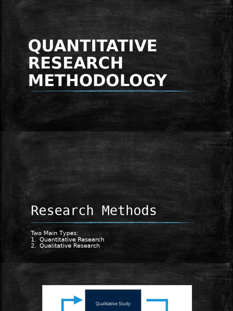 Quantitative Research Design Overview | PDF | Quantitative Research ...