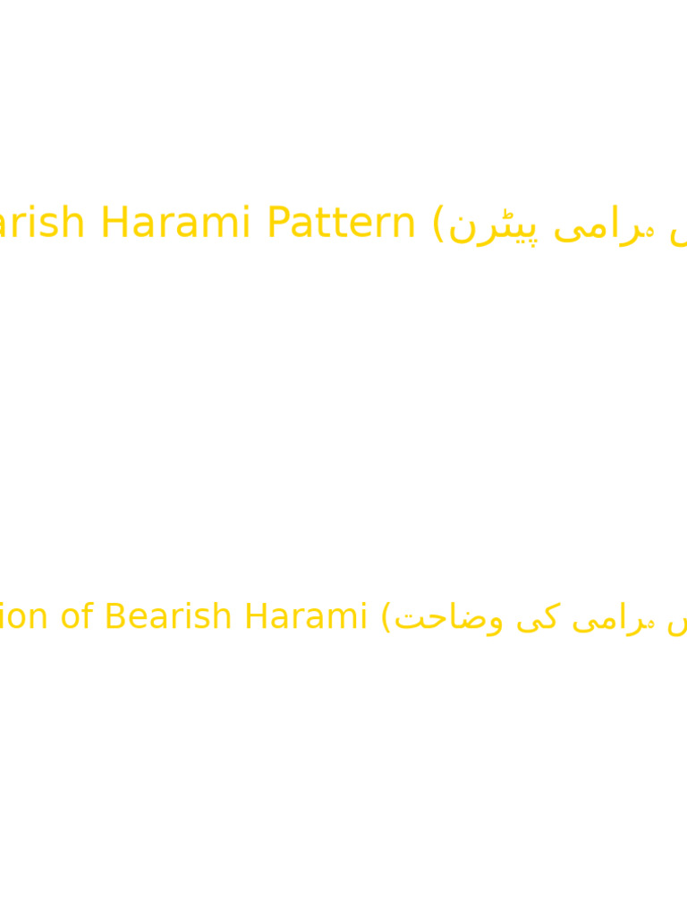 Bearish Harami Lecture | PDF