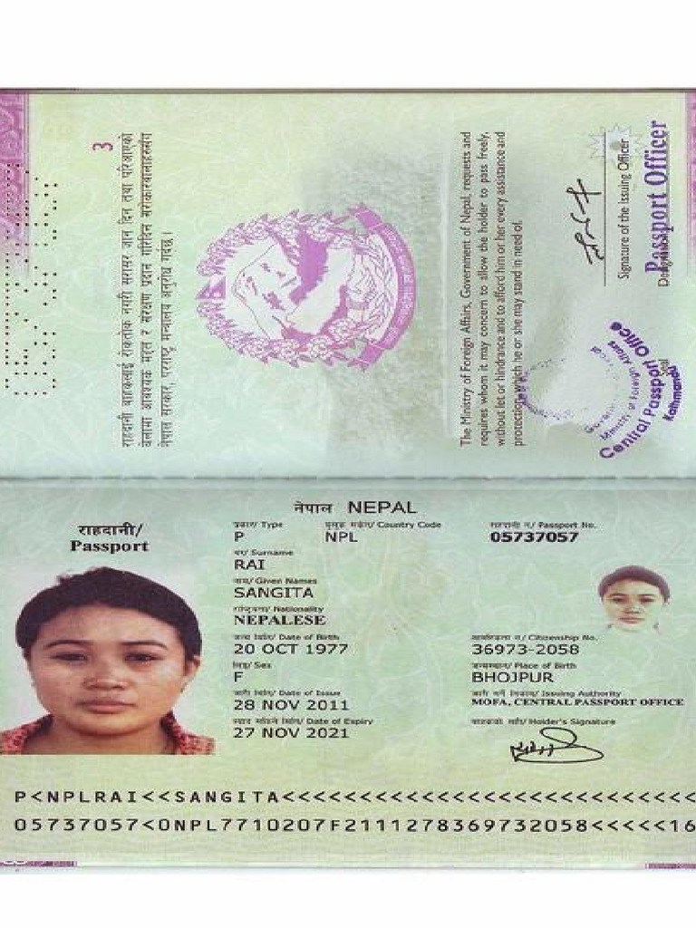 Nepali Passport | PDF