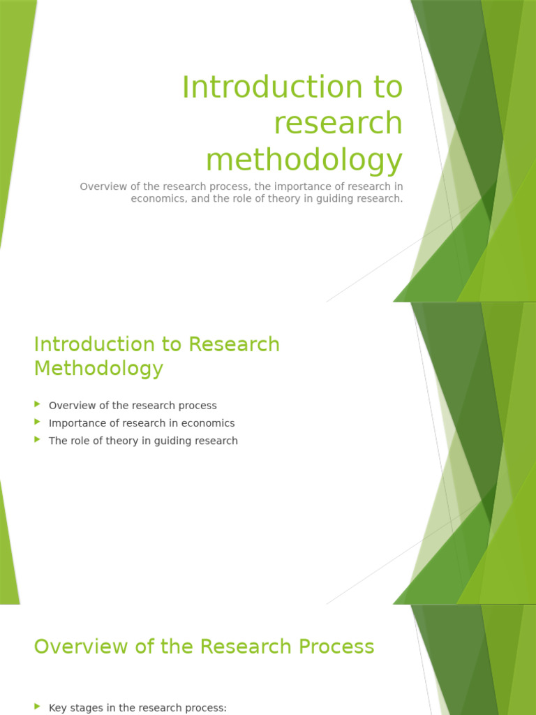 Lecture 1 Introduction to Research Methodology | PDF | Methodology | Theory