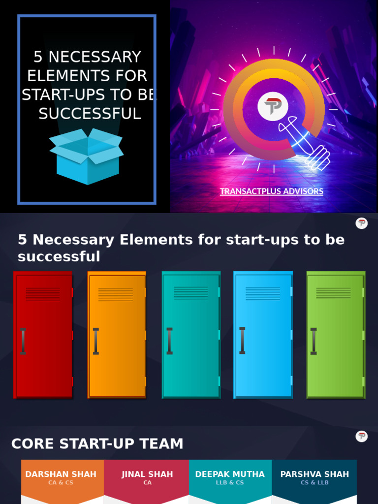 Series 1 - Start Up Elements | PDF