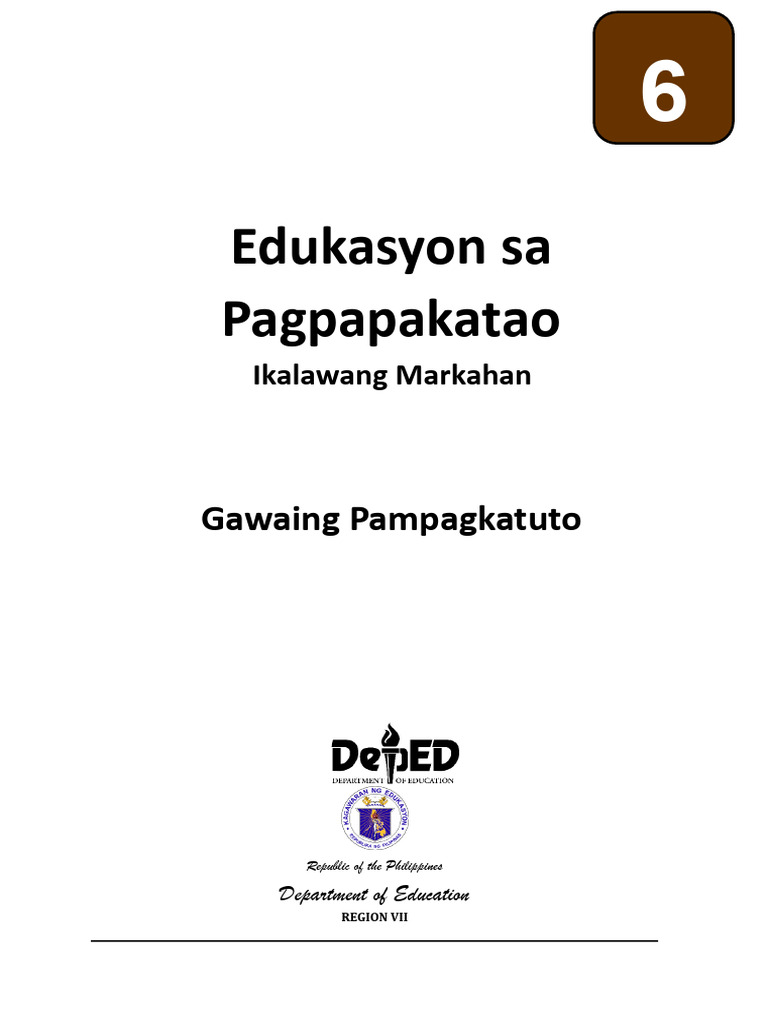 Grade 6 Q2 EsP LAS | PDF