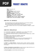 Proiect Didactic AVAP Ghetuta Lu Mos Nicolae | PDF