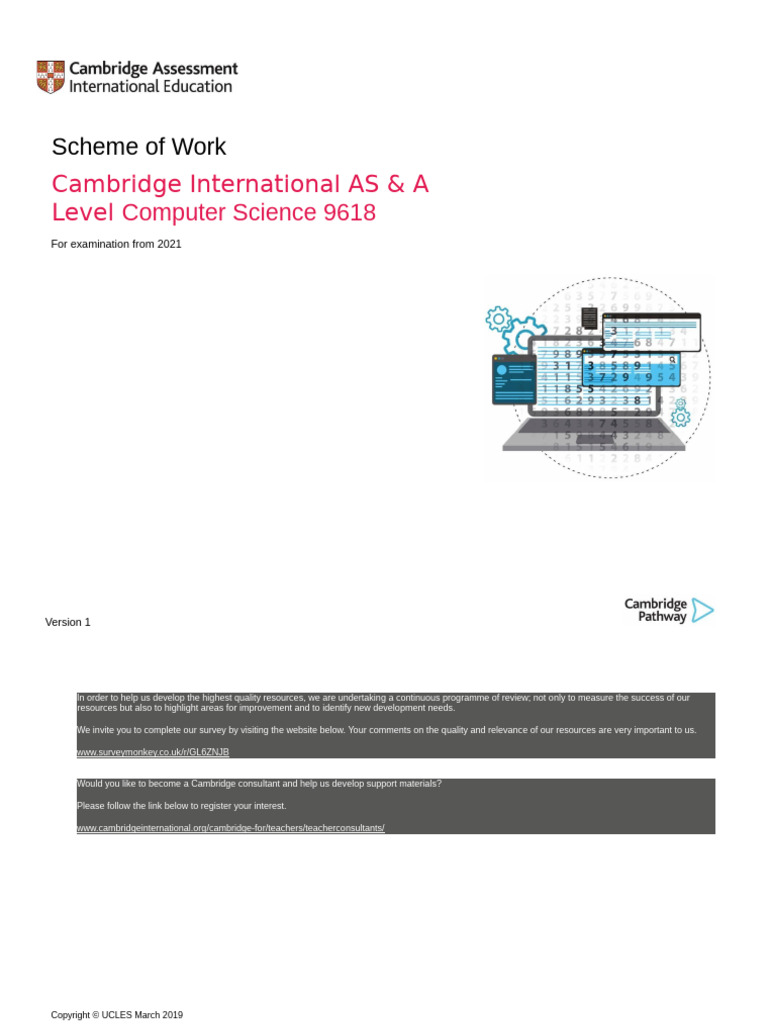 Computer Science a Level Scheme | PDF | Data Compression | Computer Network