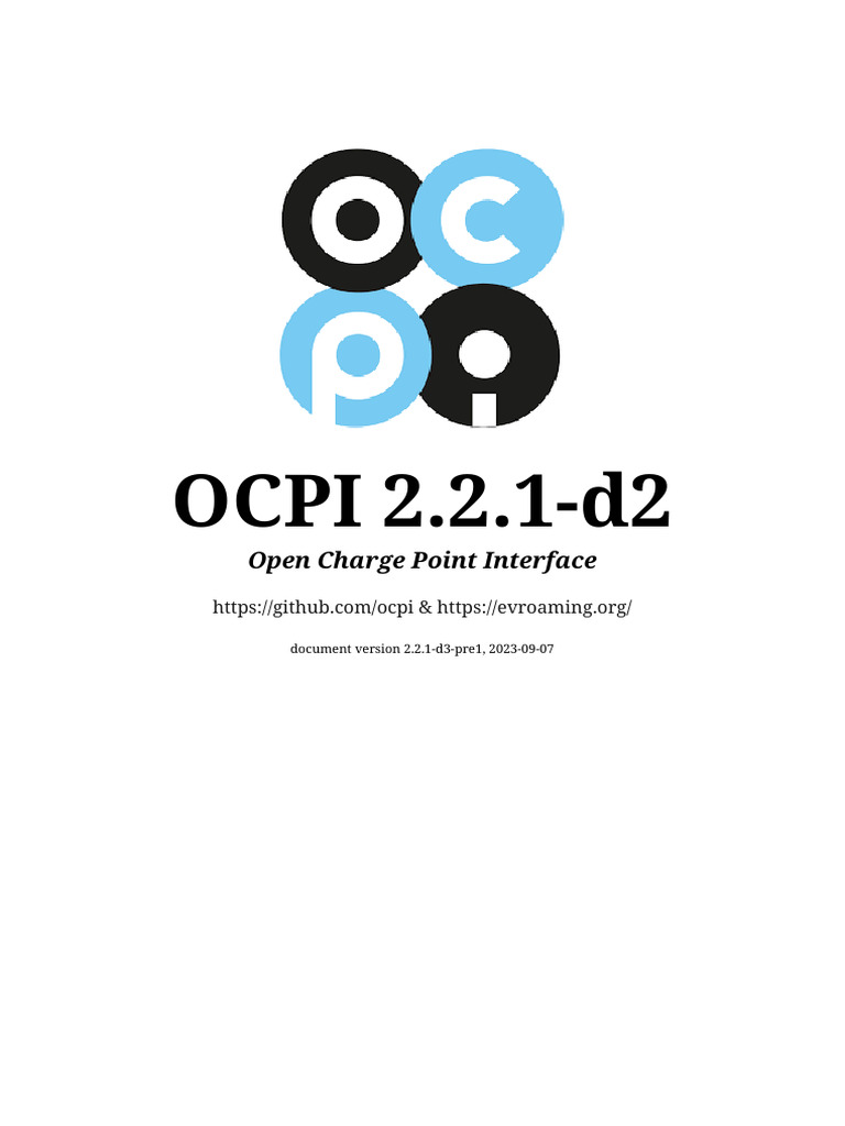 OCPI-2 2 1-d2 | PDF | Computing | Software Engineering