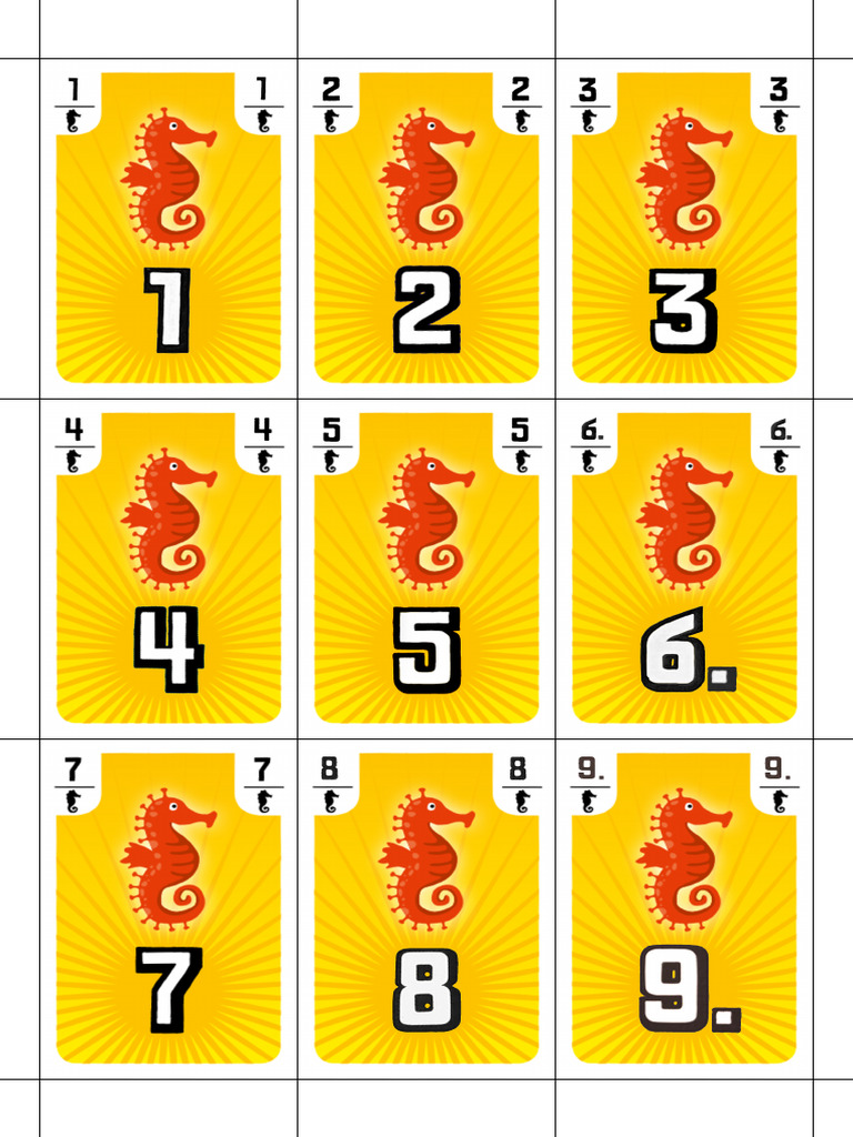 Fishing Cards | PDF