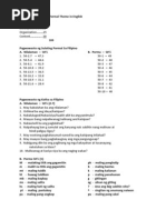 Sulating Pangwakas Format | blogwikas